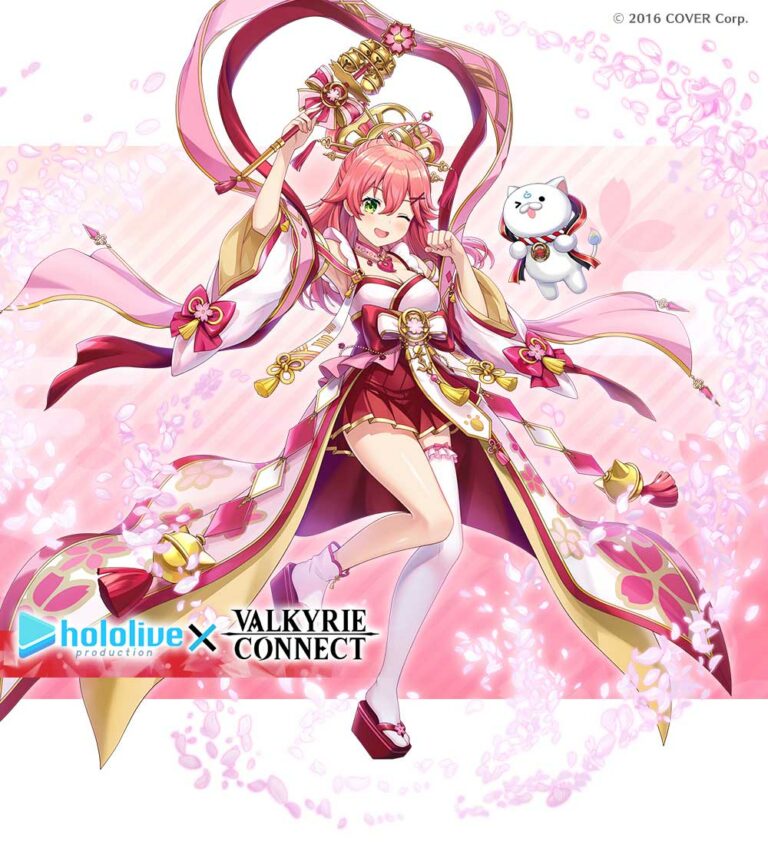 “hololive” Collab Begins in Fantasy RPG Valkyrie Connect! Ookami Mio ...