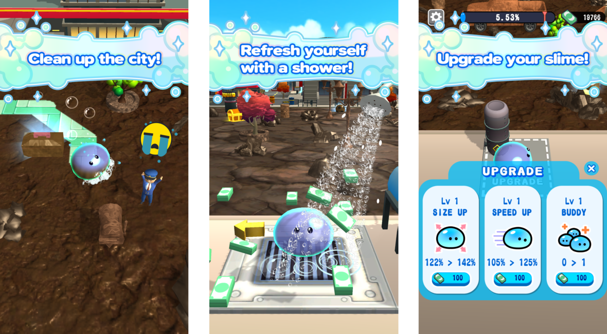 The Release of Hypercasual Game Slime Sweep! Help the Slime Leave the ...